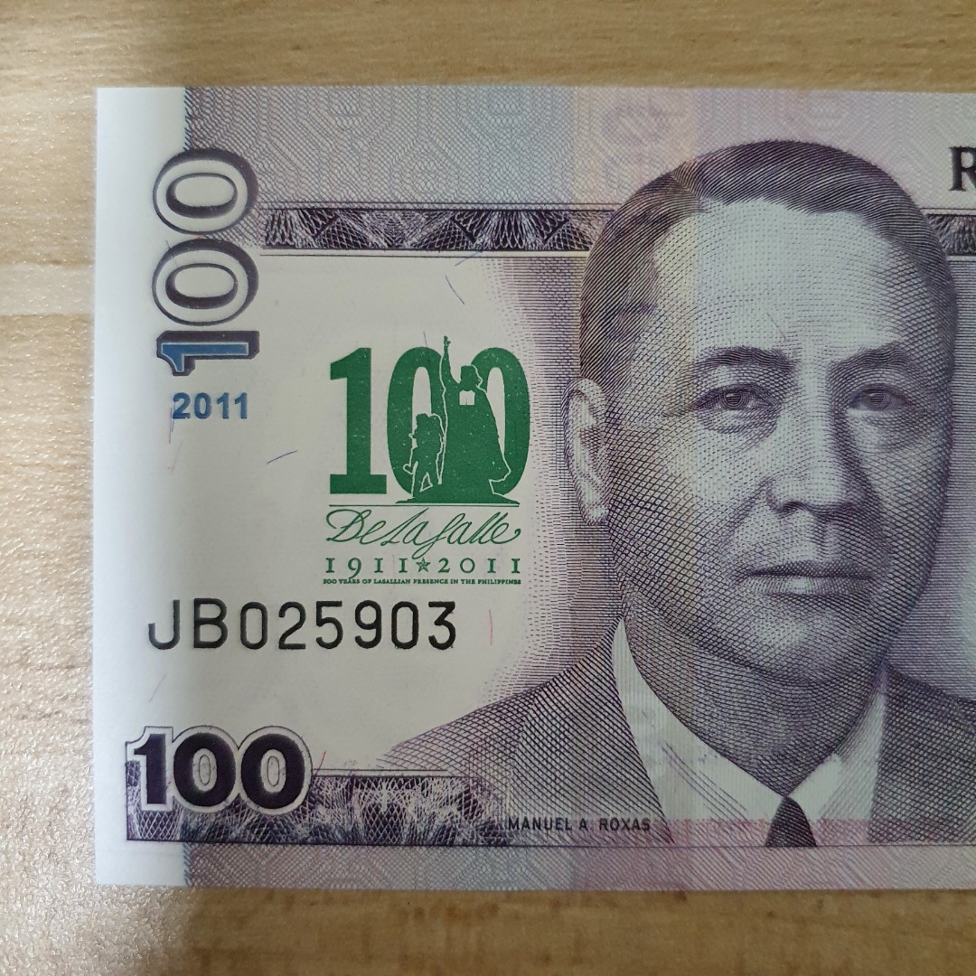 100 Peso Bill DLSU, Hobbies & Toys, Memorabilia & Collectibles ...