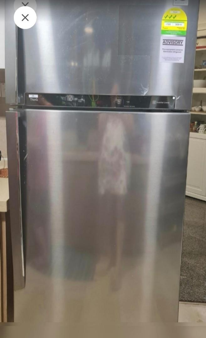 10mnths old LG Fridge-438L(with receipt), TV & Home Appliances, Kitchen ...