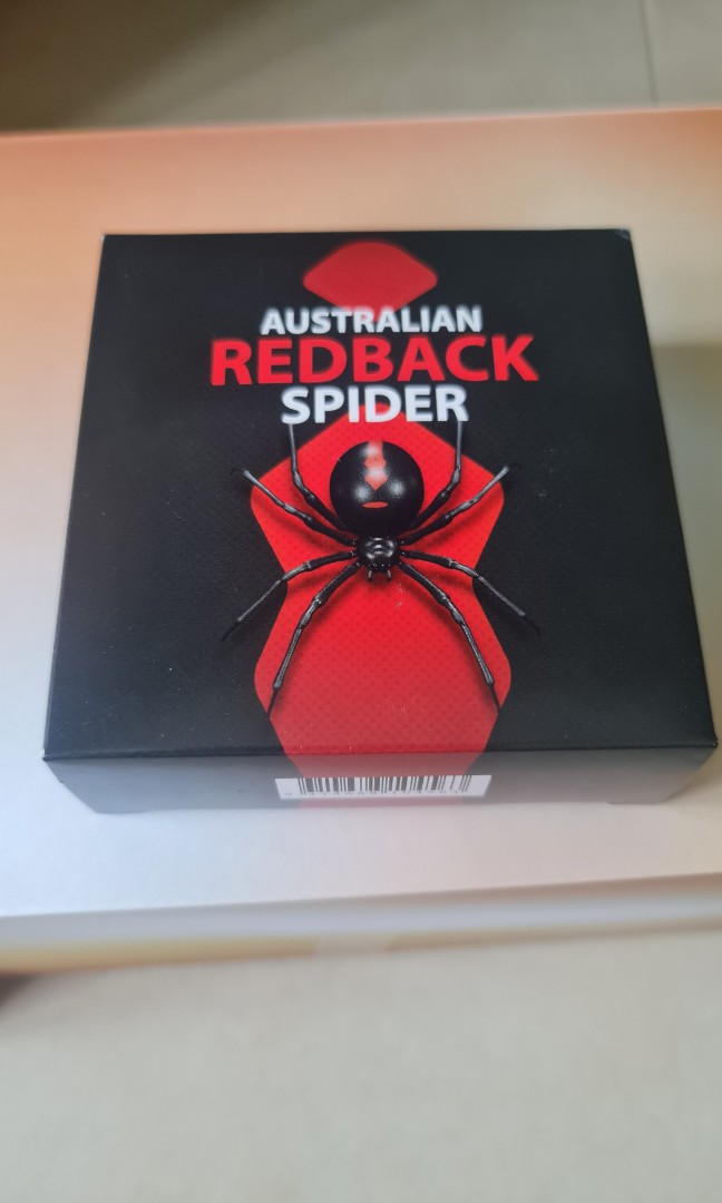 2021 1oz Australia's Most Dangerous - Redback Spider 999 Silver Coloured Proof Coin, Hobbies ...