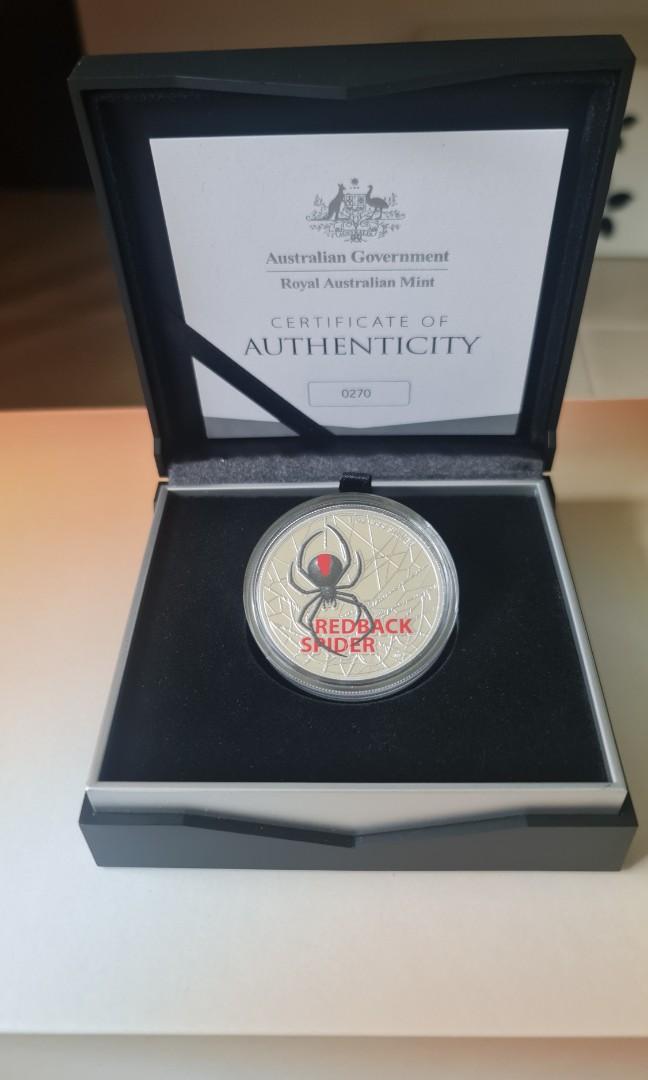 2021 1oz Australia's Most Dangerous - Redback Spider 999 Silver ...