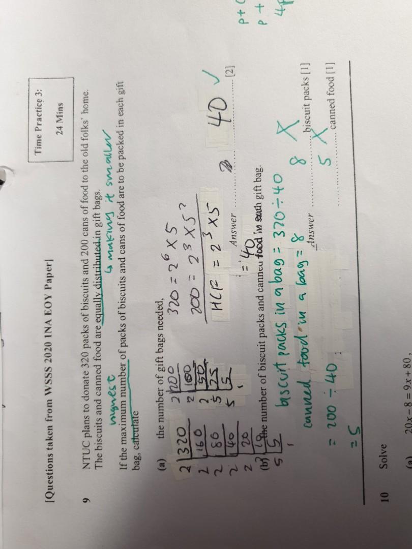 2021 NA MATH: *EOY + 2 PAST YEAR PAPERS WITH ANSWERS +TOPICAL ...