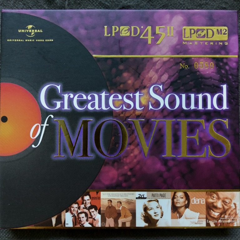 限量編號 0580 (LPCD 45 II) Greatest Sound of MOViES 電影主題歌 精選 LPCD (12年 硬皮紙 ...