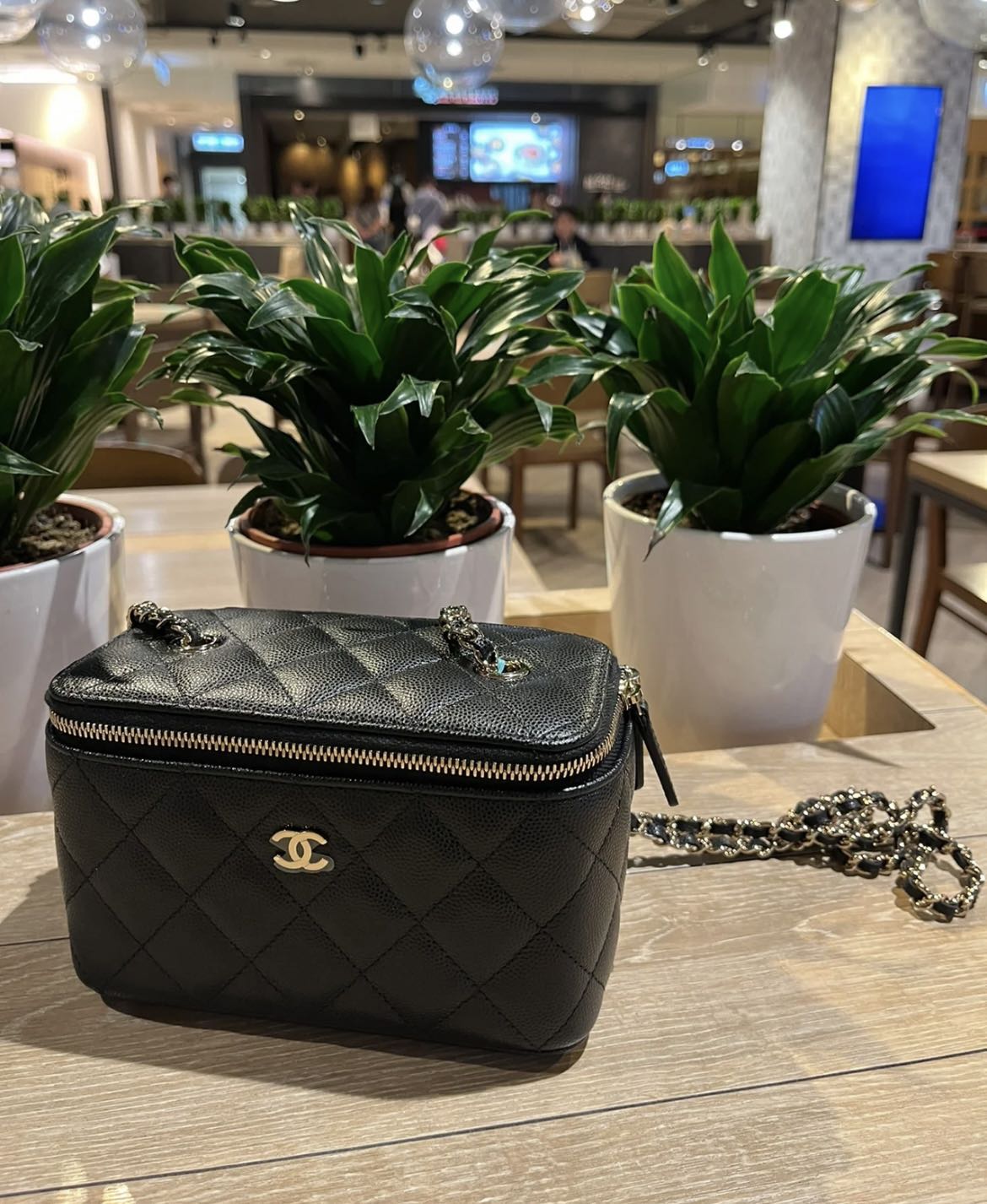 現貨 chanel 長盒 long box vanity case handle coco cf 22c 22p 22s classic ...