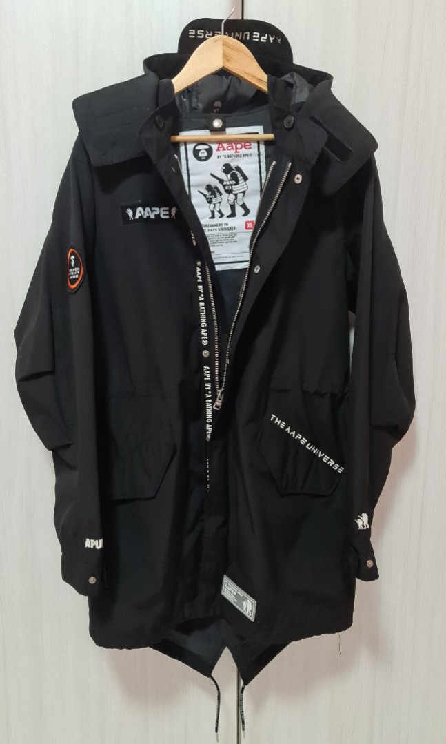 AAPE hooded-jacket, Women's Fashion, Coats, Jackets and Outerwear on ...