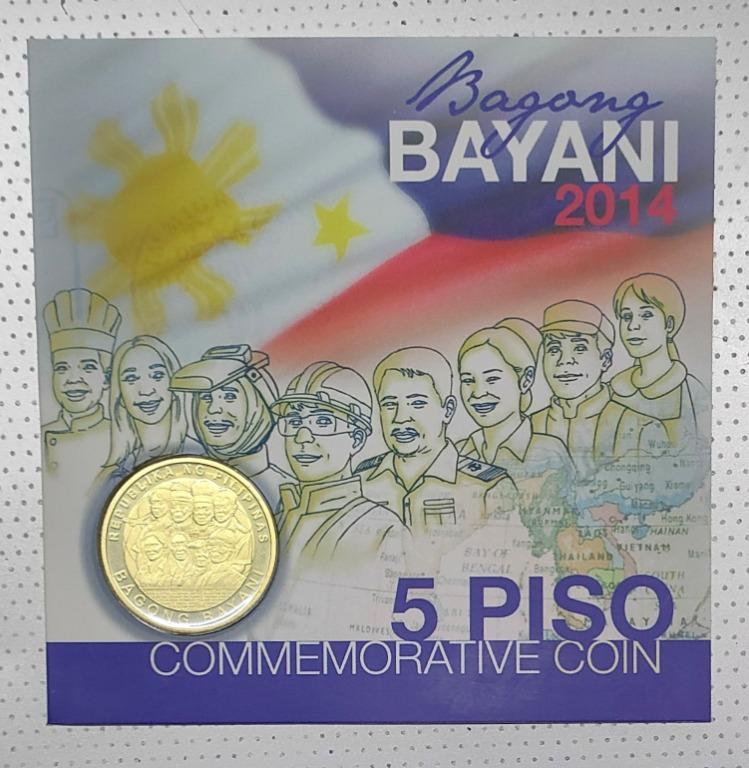 Bagong Bayani Commemorative 5 peso Coin in Blister Pack, Hobbies & Toys ...