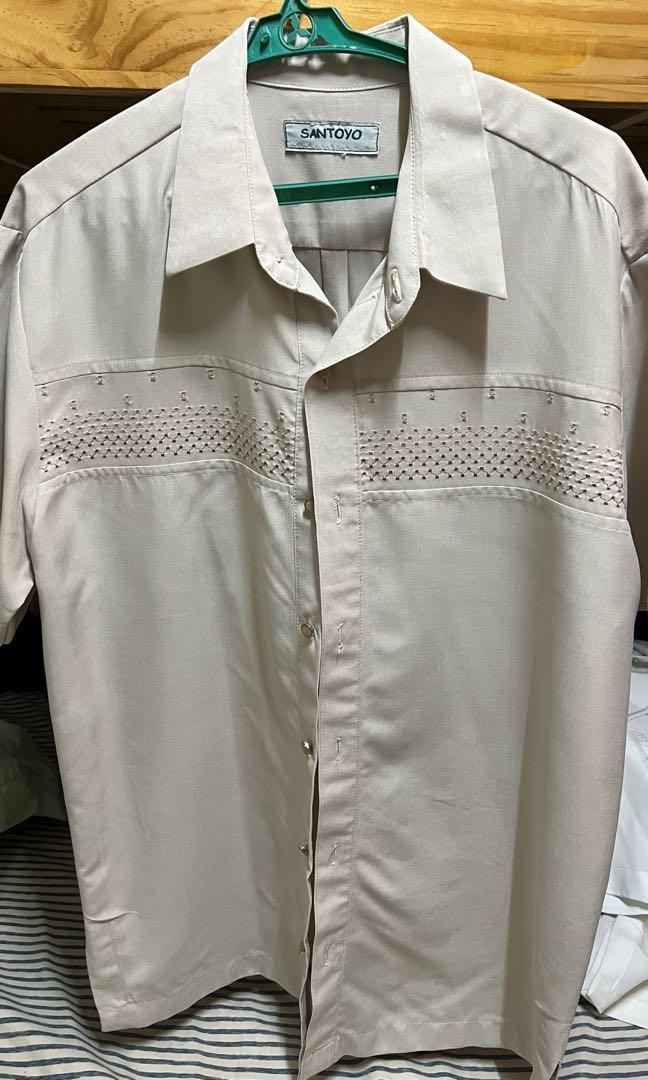 Barong Uniform, Men's Fashion, Tops & Sets, Tshirts & Polo Shirts on ...