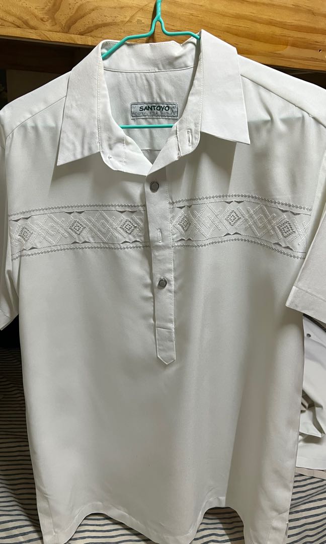 Barong Uniform, Men's Fashion, Tops & Sets, Tshirts & Polo Shirts on ...