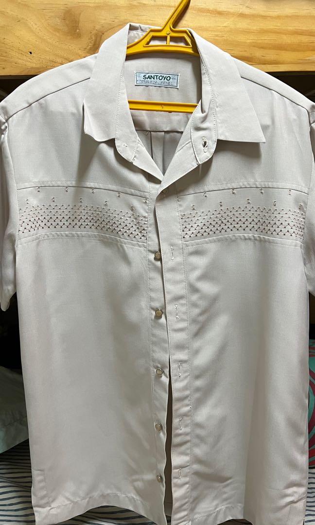Barong Uniform, Men's Fashion, Tops & Sets, Tshirts & Polo Shirts on ...