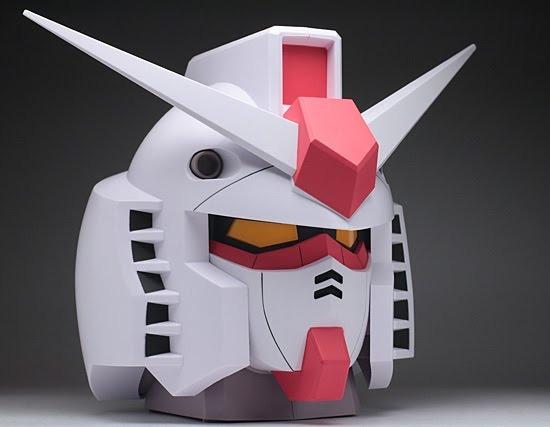 Big Size RX-78-2 Gundam Head with Lighting Eyes (Height: Approx. 8.6 ...