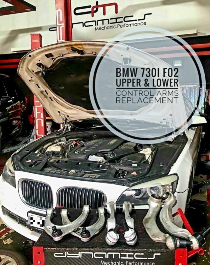 BMW F01/F07/F10 : Front original full set control arms replacement, Car ...