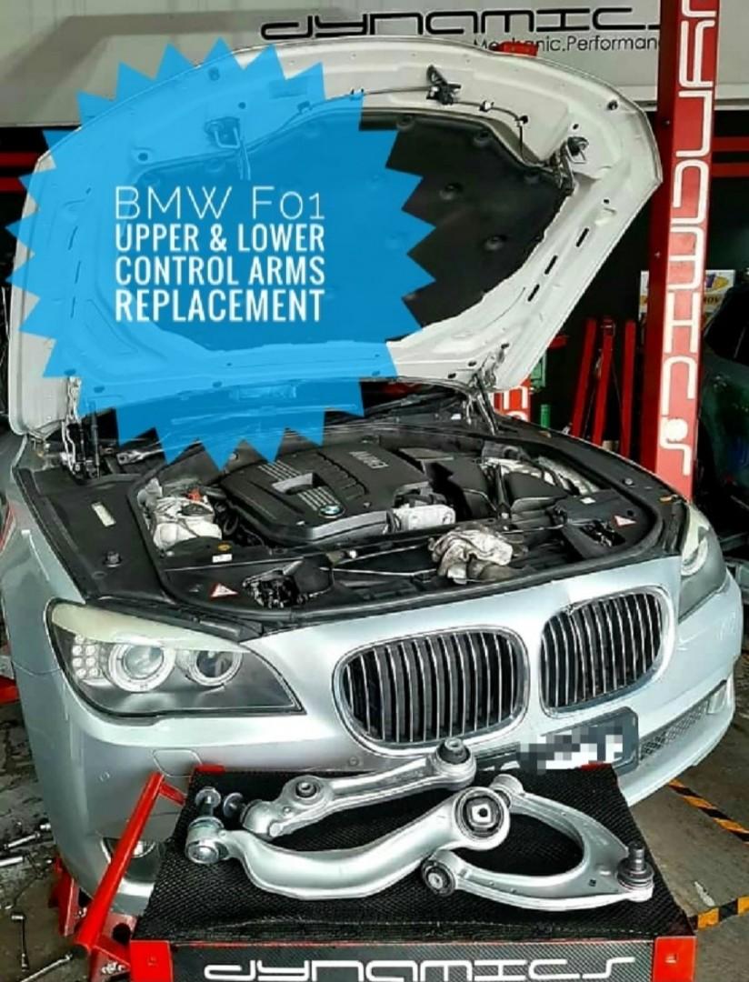 BMW F01/F07/F10 : Front original full set control arms replacement, Car ...