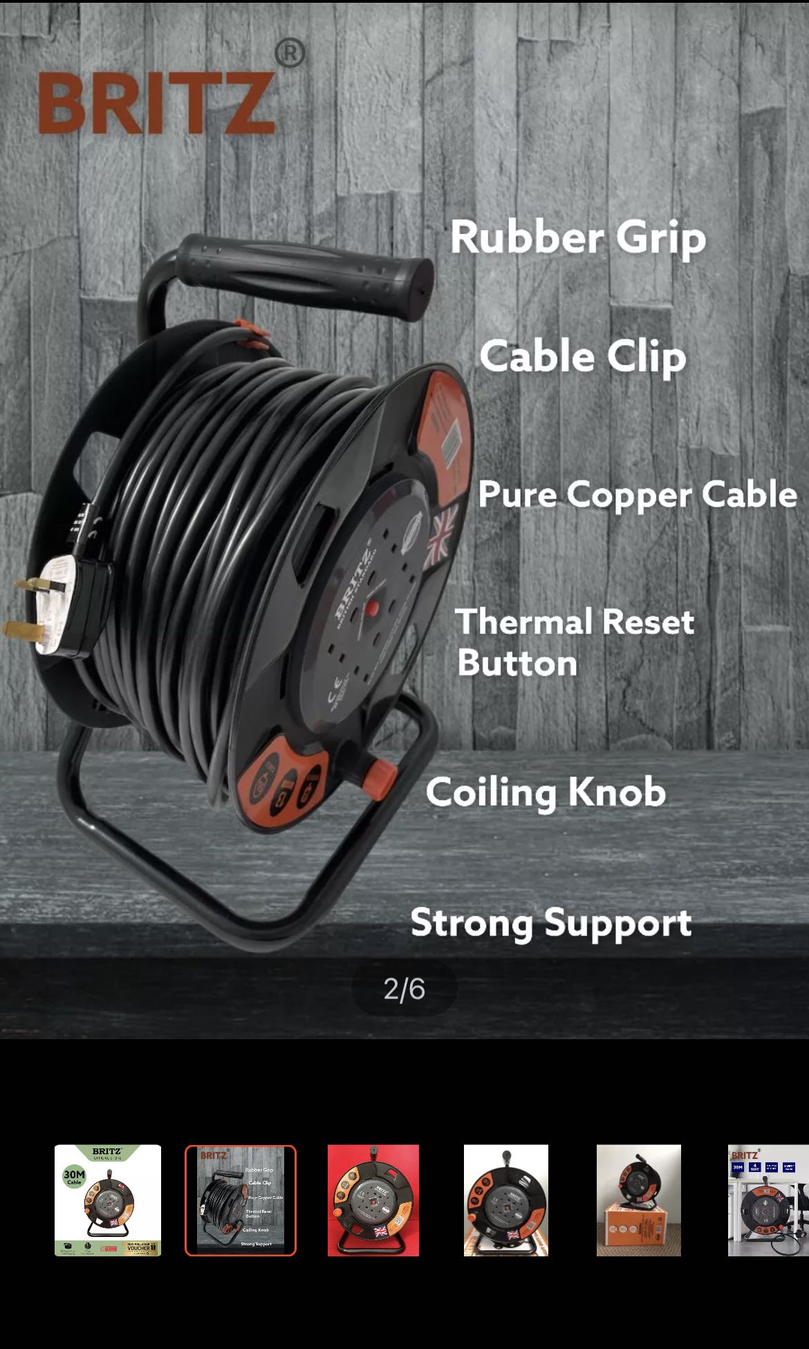 Cable reel, Computers & Tech, Parts & Accessories, Cables & Adaptors on ...