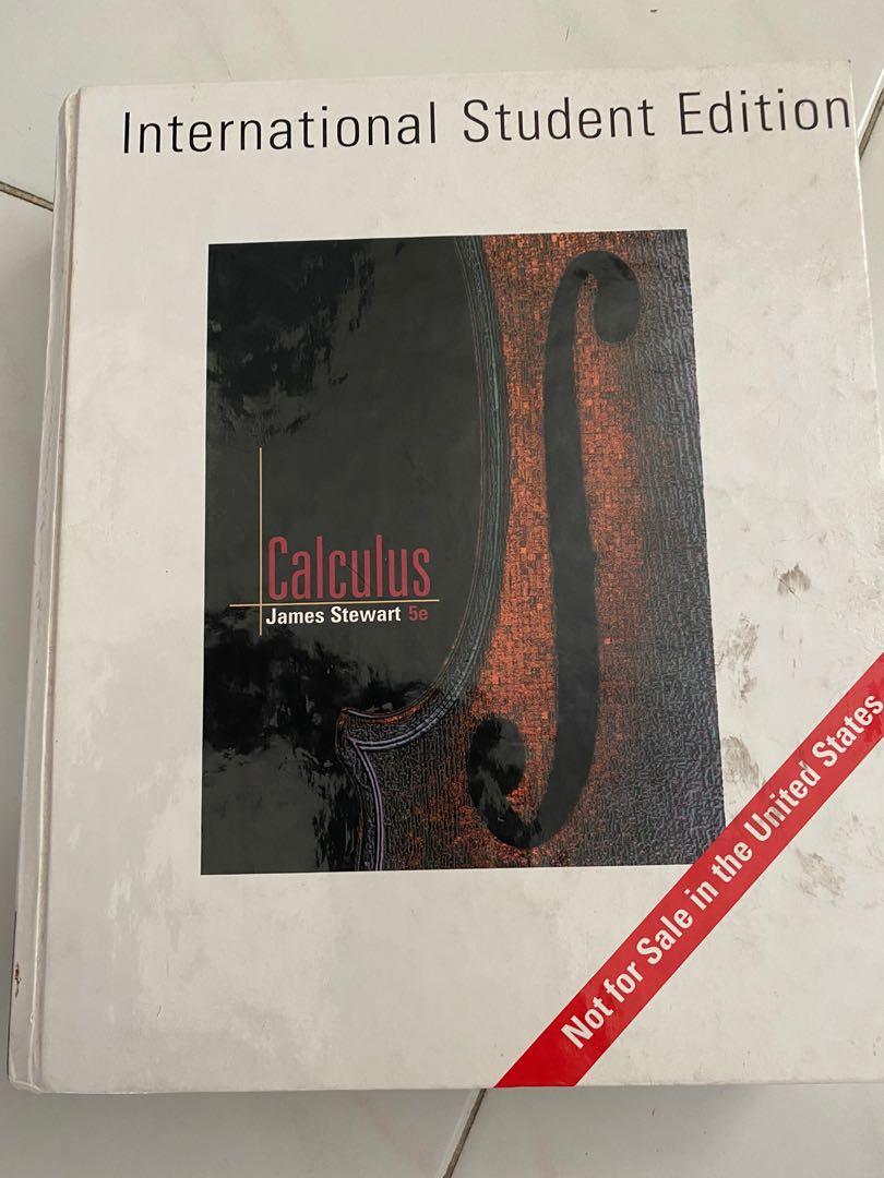 Calculus James Stewart 5e international student edition, Hobbies & Toys ...