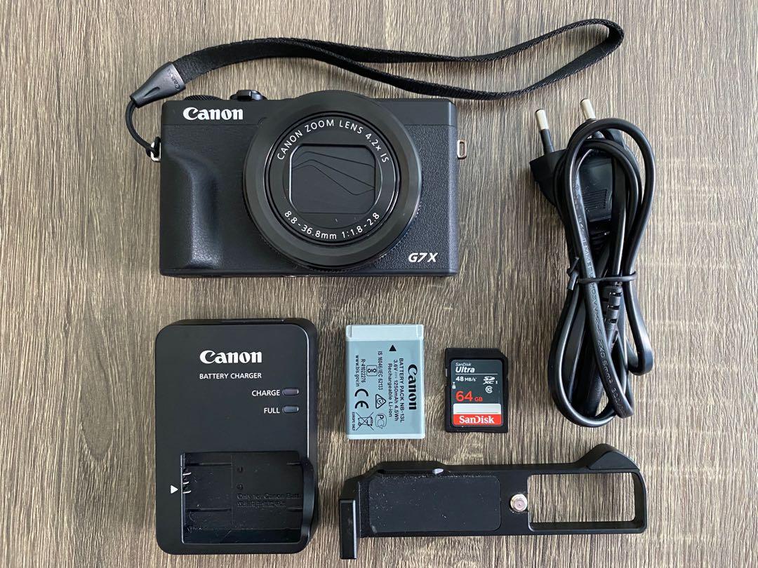 Canon PowerShot G7X Mark III with vlogging kits, Photography, Cameras ...
