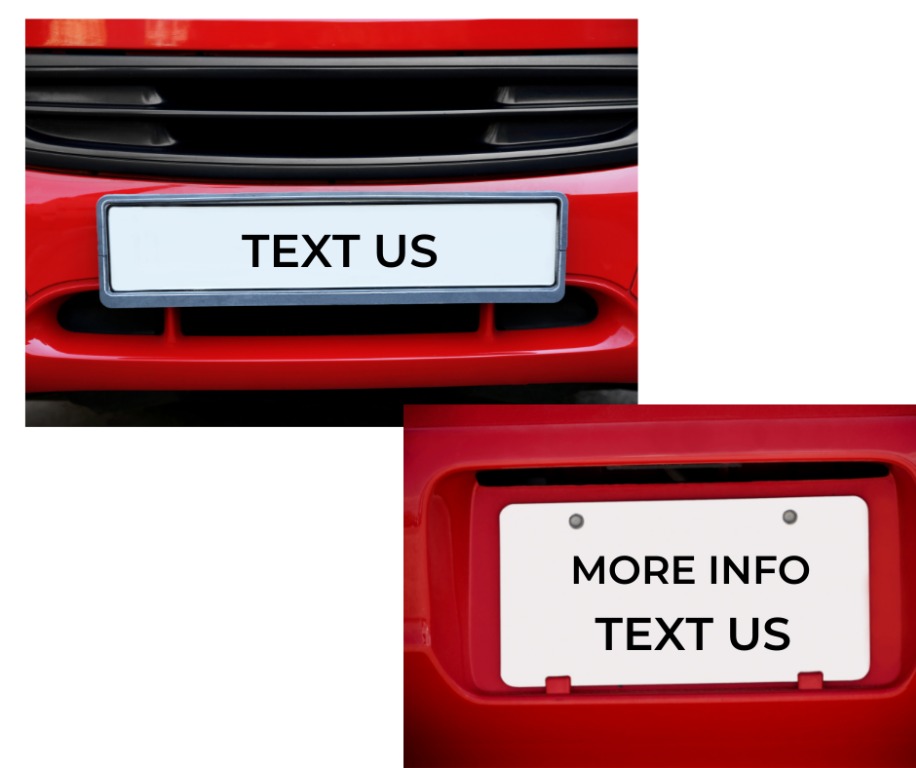 Car plate approved by LTA for new car and old car. Front or Rear, Car ...