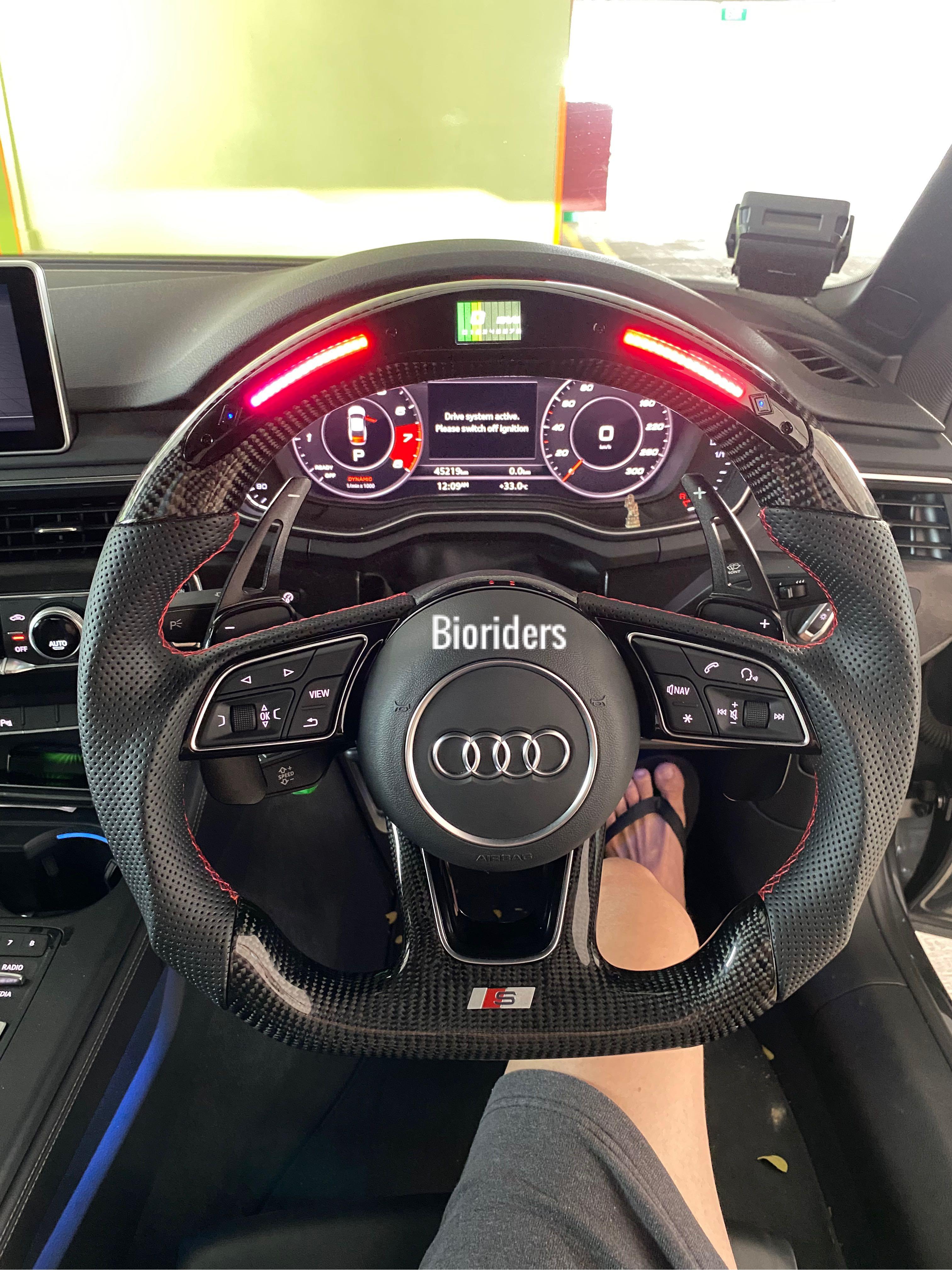 Carbon fiber steering wheel | forged carbon fiber steering wheel LED ...