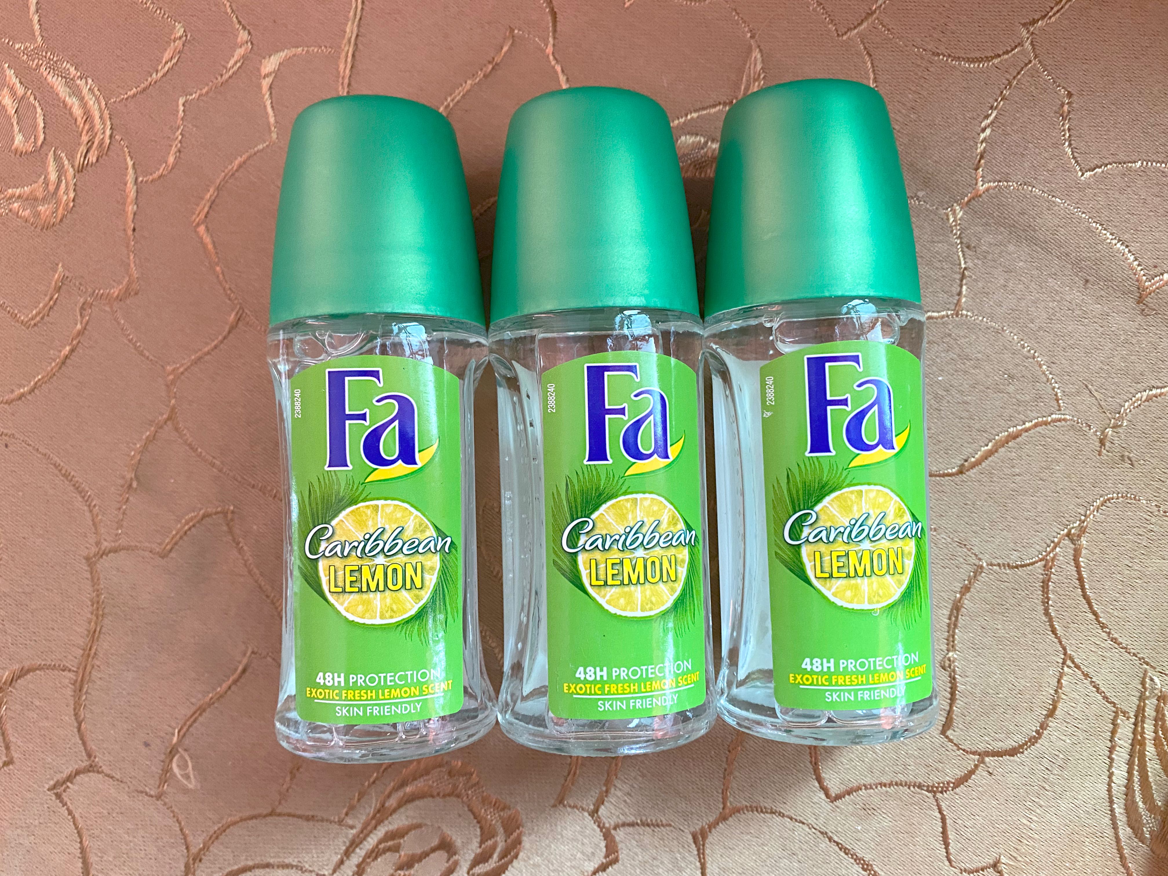 Caribbean Lemon Fa Deodorant (50ml), Beauty & Personal Care, Bath ...