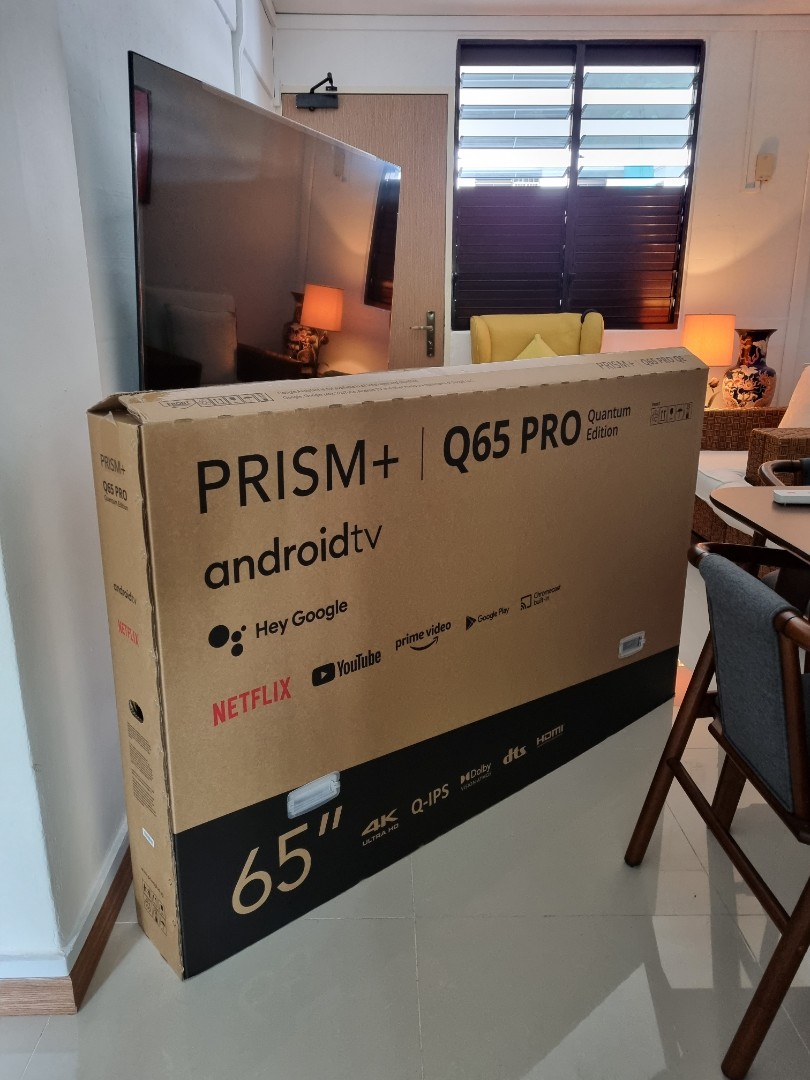 Carton box for PRISM+ Q65 PRO Quantum Edition, TV & Home Appliances, TV ...