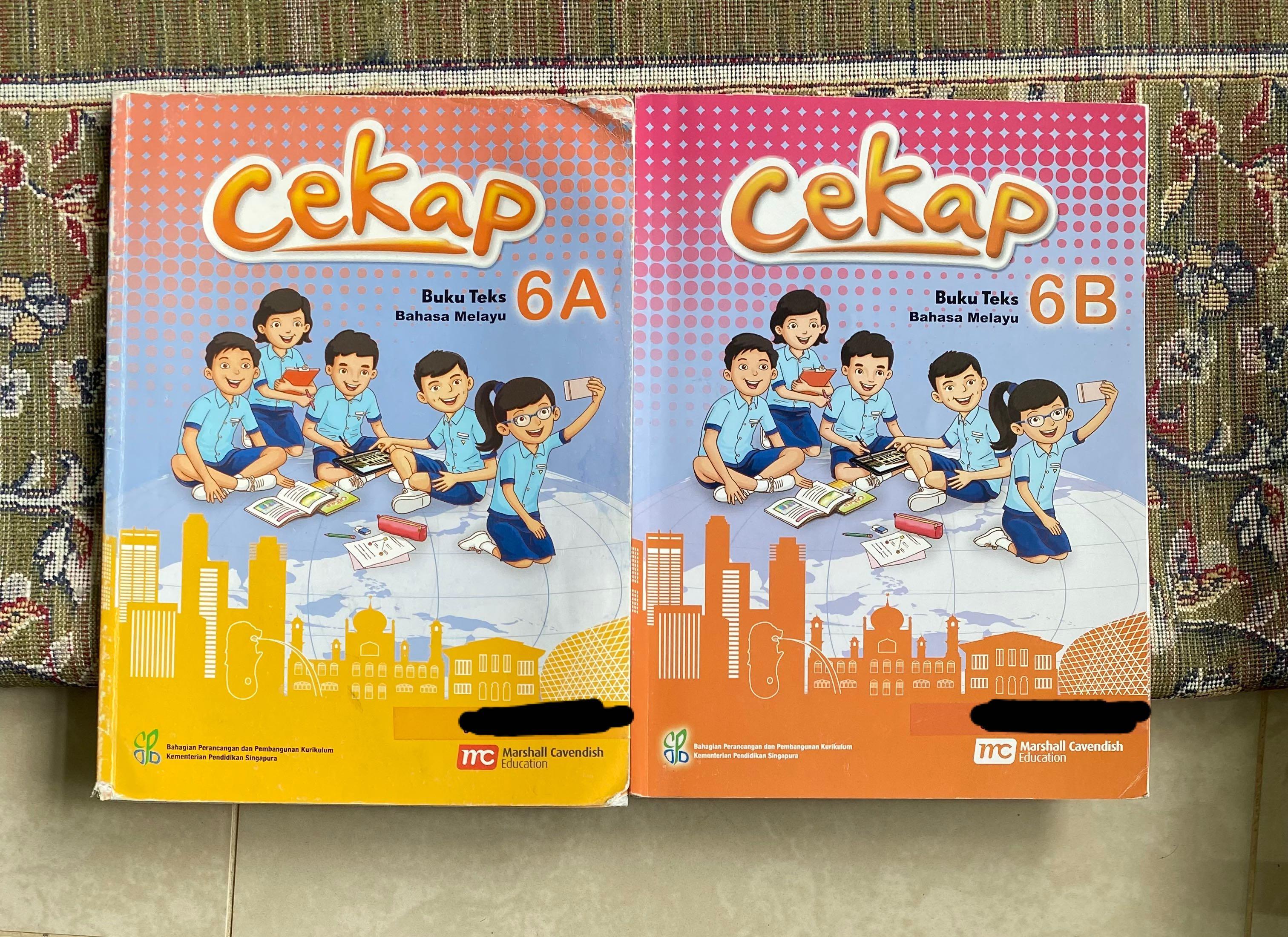 Cekap Buku Teks Bahasa Melayu 6A & 6B, Hobbies & Toys, Books ...