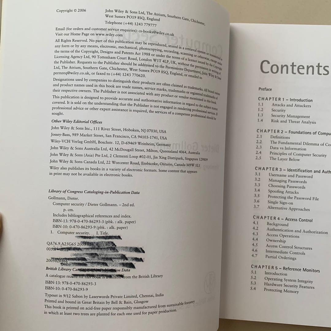 computer security dieter gollmann