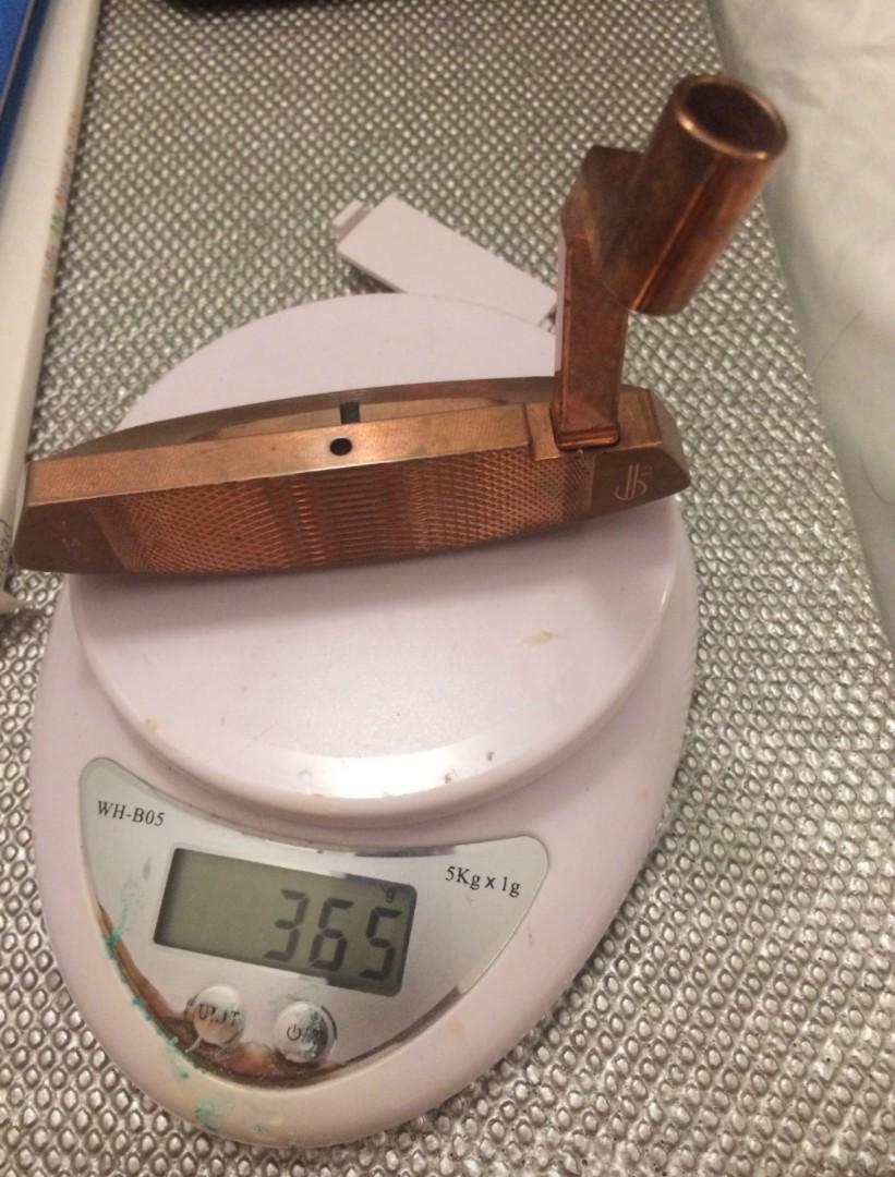 Custom copper Machine putter, made in USA, Sports Equipment, Sports ...