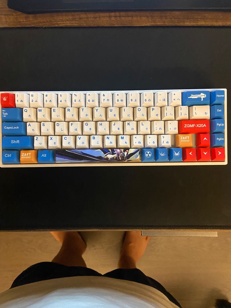 Custom Gundam Theme Keyboard, Computers & Tech, Parts & Accessories ...