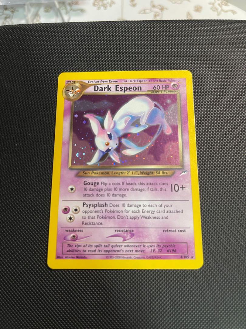 Dark Espeon Neo series, Hobbies & Toys, Toys & Games on Carousell