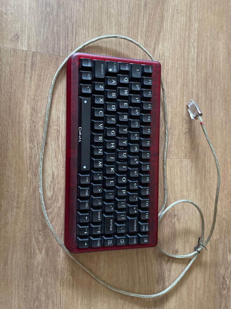 DECK Gaming Keyboard: Red LED, Computers & Tech, Parts & Accessories ...