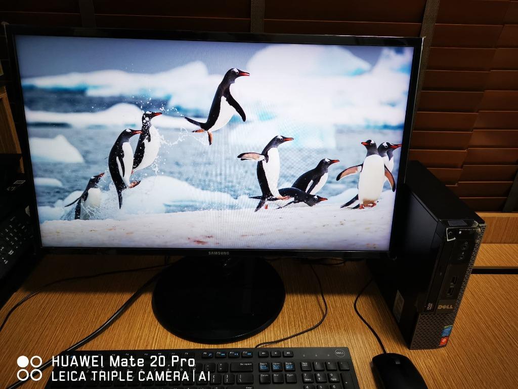Dell Optiflex9020 SFF desktop with Samsung 27" FHD IPS monitor ...