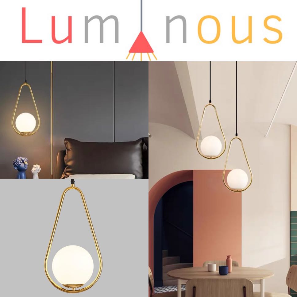 Droplet Led Pendant Light A111, Furniture & Home Living, Lighting ...
