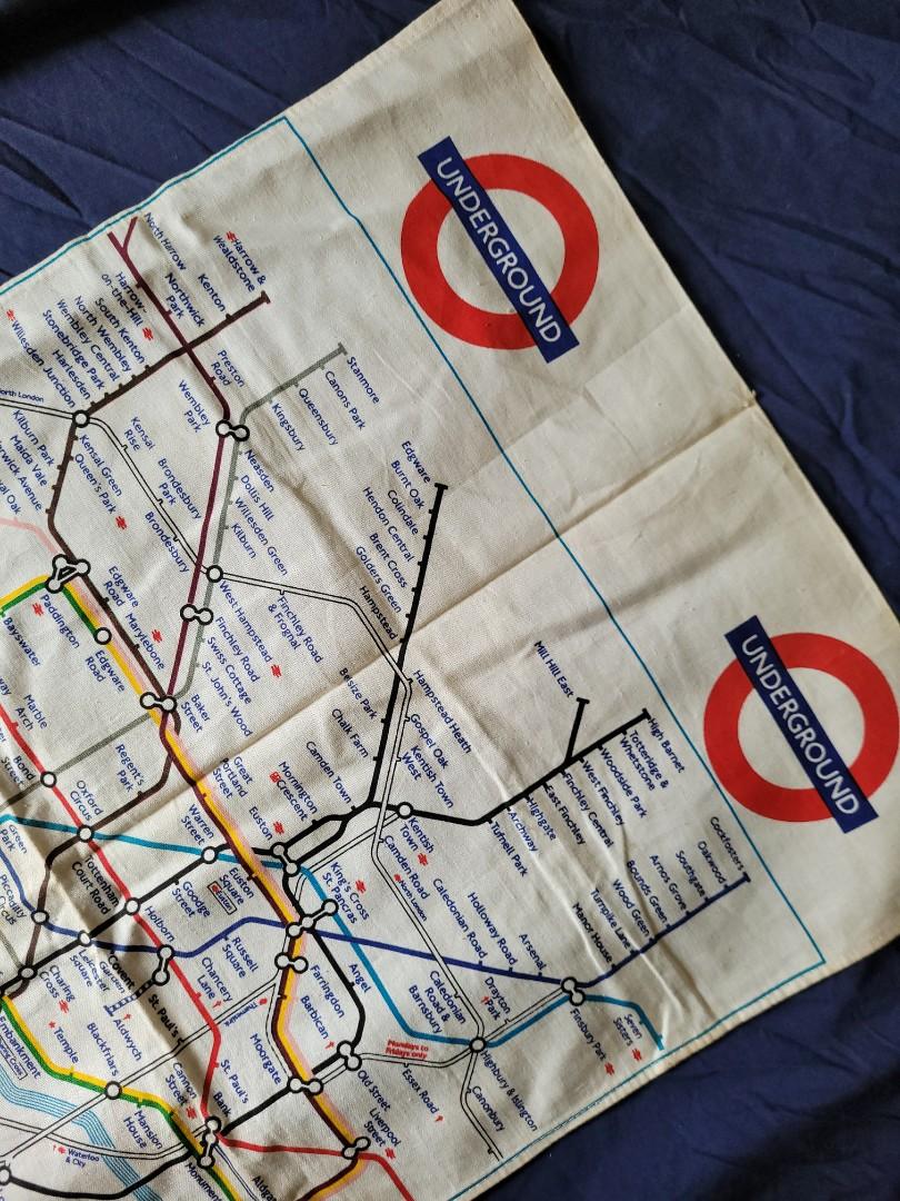 #Duit4Raya London Underground Map 1994, Furniture & Home Living, Home ...