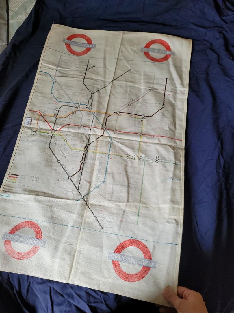 #Duit4Raya London Underground Map 1994, Furniture & Home Living, Home ...