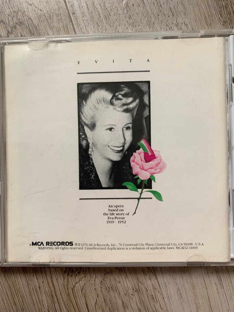 EVITA ~ An Opera based on the Live Story of Eva Peron 1919-1952 (Made ...