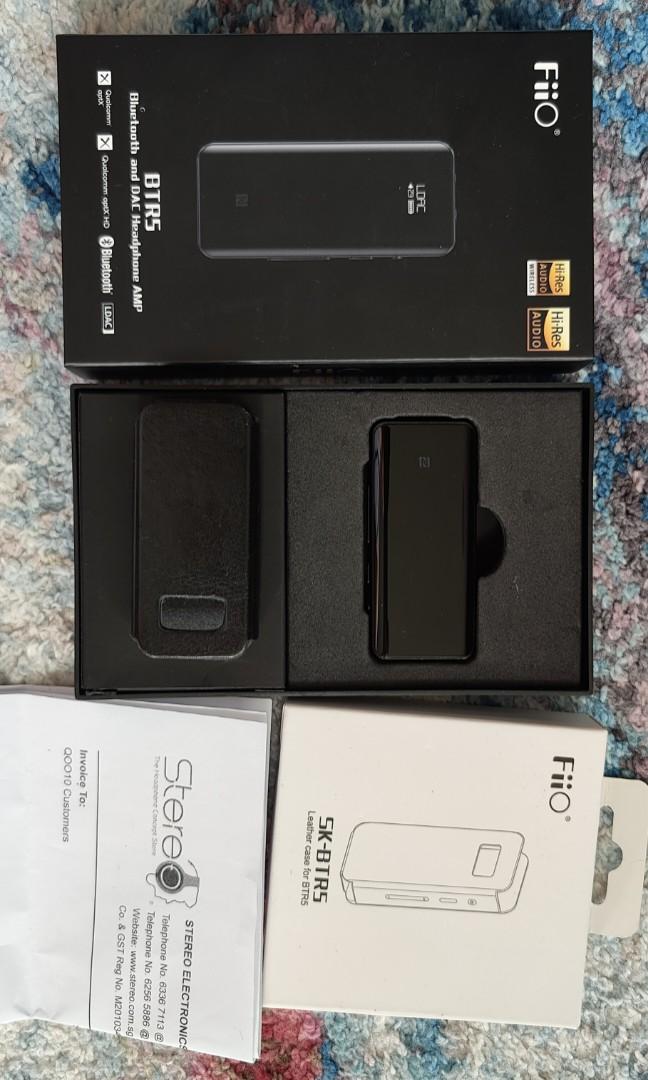 Fiio Btr 5 with leather case, Audio, Portable Audio Accessories on ...