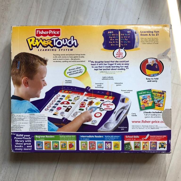 Fisher Price Power Touch Learning System, 兒童＆孕婦用品, 嬰兒玩具 - Carousell