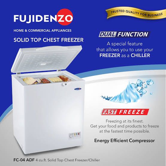 FUJIDENZO CHEST FREEZER DUAL FUNCTION FC 04 ADF FC 06 ADF FC 08 ADF FC ...