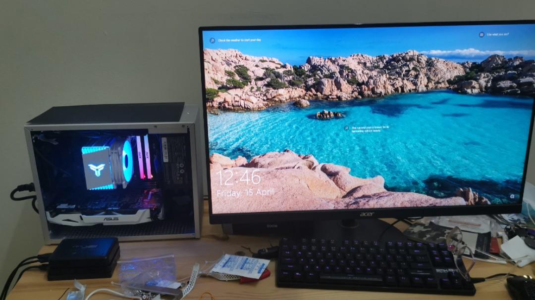 Gaming Pc / Mini itx portable FULL SET, Computers & Tech, Desktops on ...