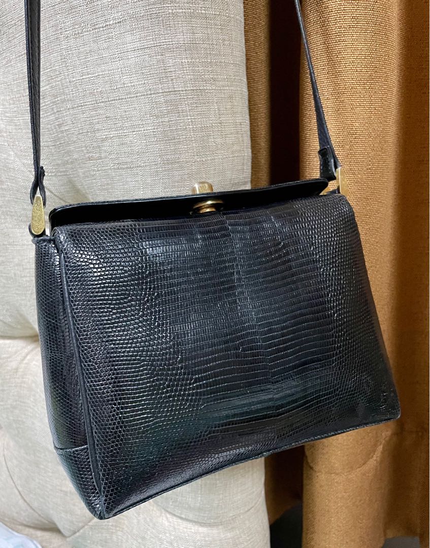Genuine lizard skin bag, Women's Fashion, Bags & Wallets, Cross-body ...