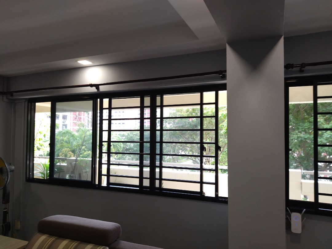 HDB Corridor Privacy film, Furniture & Home Living, Home Decor, Other ...