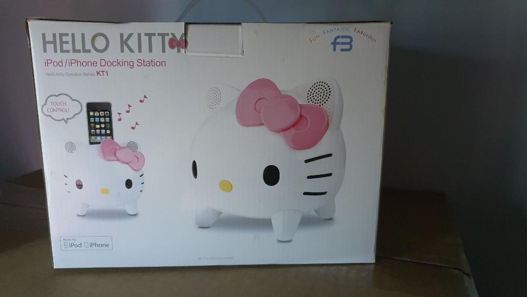 Hello Kitty Docking Station for ipod /iphone, TV & Home Appliances, TV ...