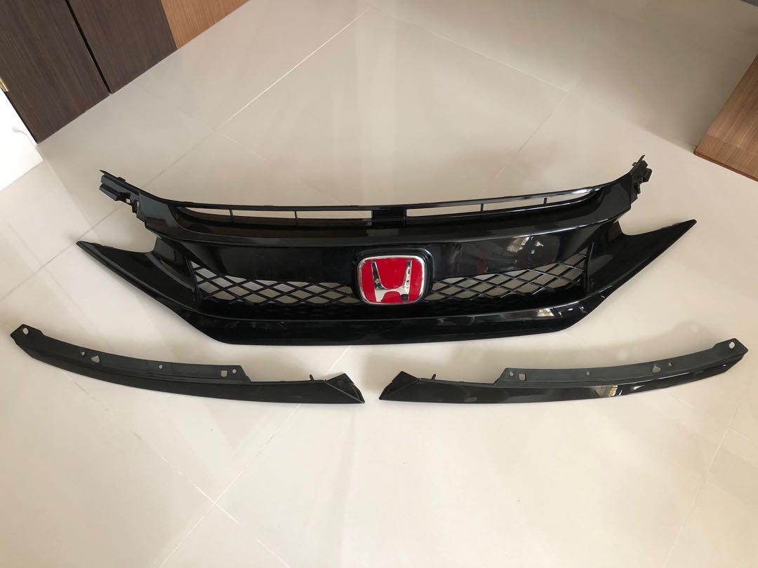 Honda Civic 10th Gen Type R Grille, Car Accessories, Accessories on ...