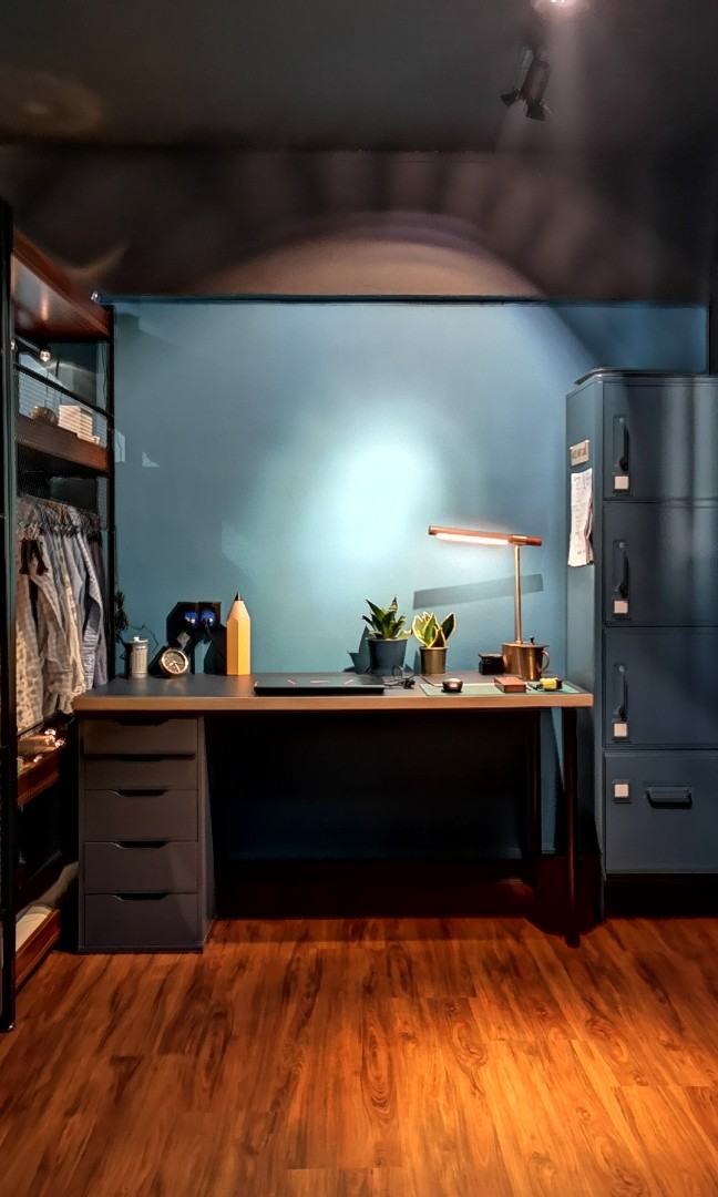 Ikea linmon desk with Alex drawers and adils legs, Furniture & Home ...