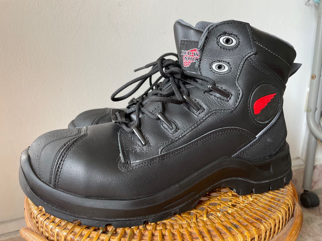 Italy made RED WING safety boots model 3205 size EU 41, Men's Fashion ...