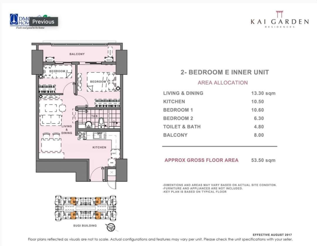 Kai Garden Residences Hinoki Building 2br 5350sqm On Carousell