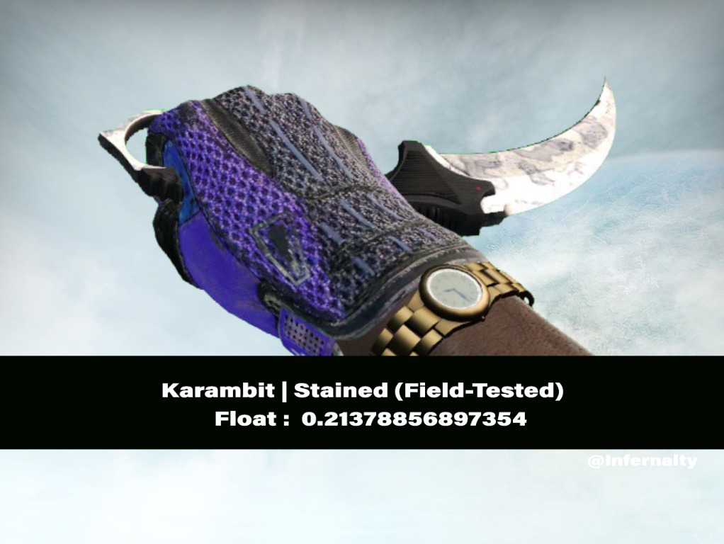 Karambit Stained FT CSGO SKINS KNIVES, Video Gaming, Gaming Accessories ...