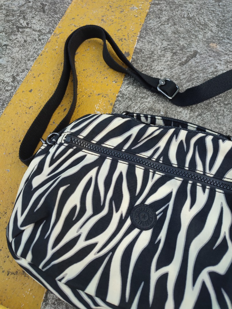 Kipling Zebra Print, Women's Fashion, Bags & Wallets, Shoulder Bags on ...