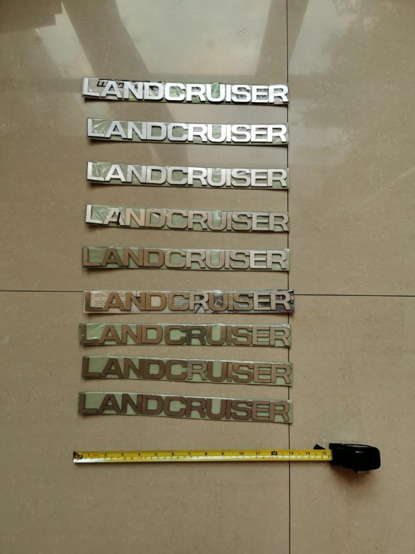Land Cruiser emblem for new gen LC200 and LC300, Car Parts ...