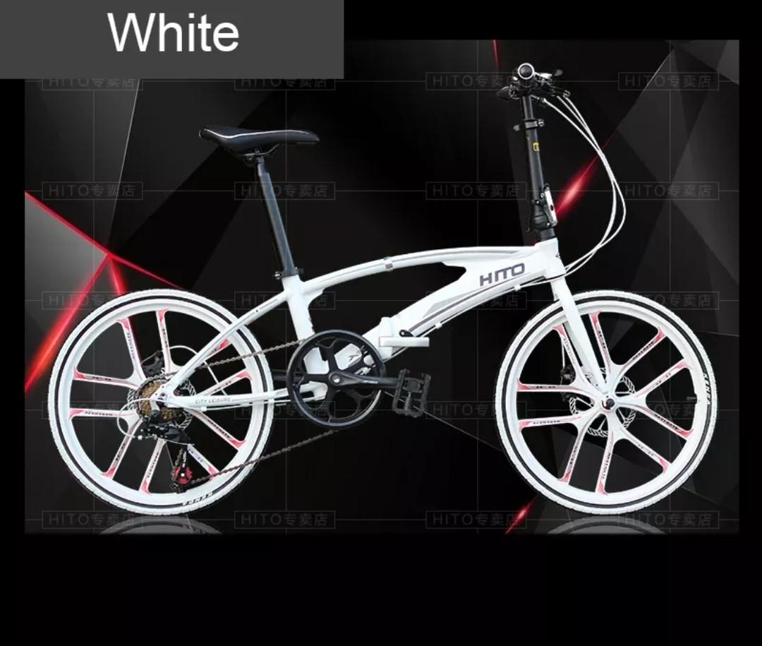 *Latest HITO X6 Foldable Bike Bicycle 22 INCH 7 Speed Shimano*, Sports ...