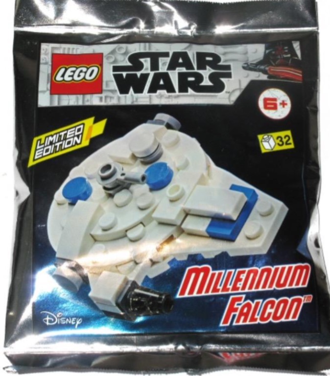 Lego Star Wars Mini Millennium Falcon Foil Pack (911949), Hobbies ...