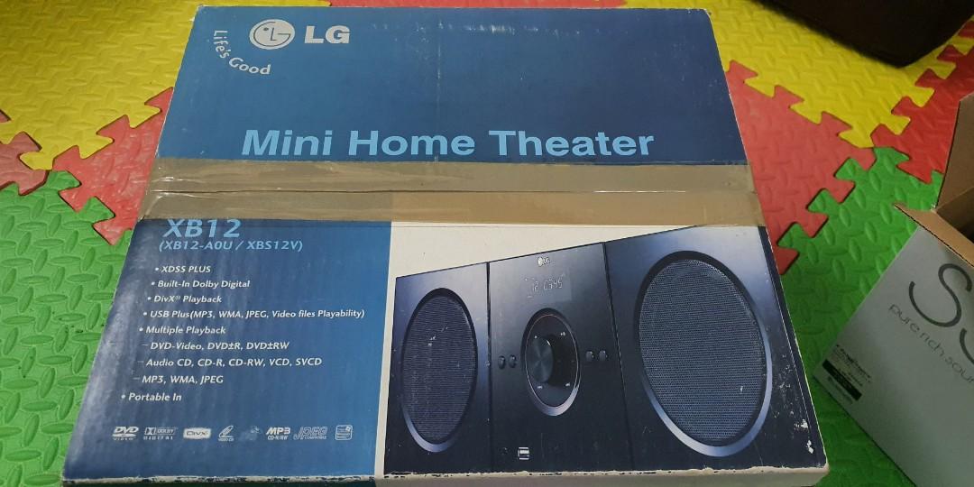 LG Mini Home Theater and SonicGear Speakers with subwoofer, Audio ...
